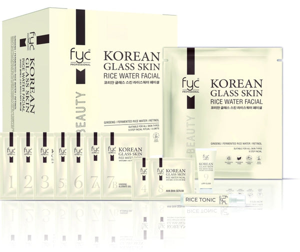 Korean Glass Skin Rice Water Facial Kit - 5 Pouch – FYC PROFESSIONAL